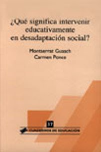 INTERVENCIÓN EDUCATVA ANTE PROBLEMAS DE DESADAPTACIÓN SOCIAL: ¿Qué ...